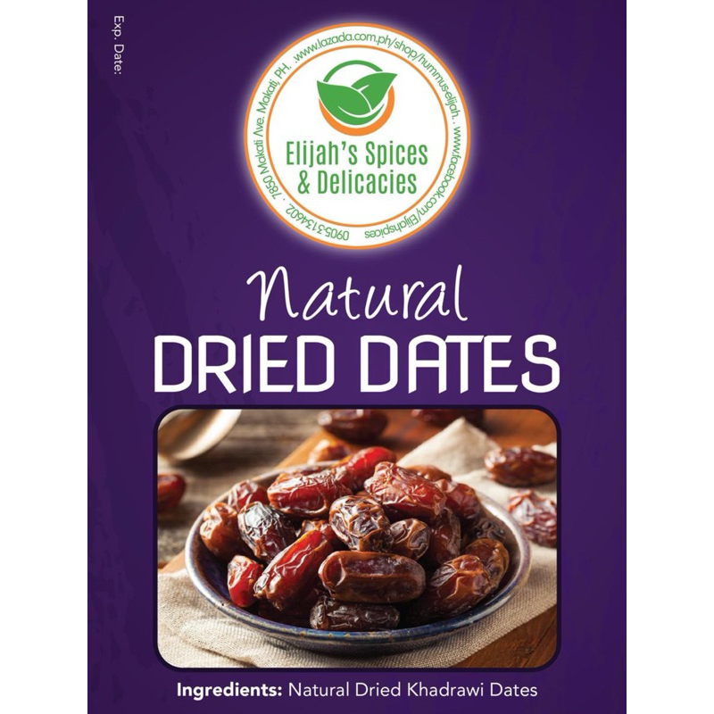 Dates (Khadrawi) Al Aseel - 1kg | Shopee Philippines