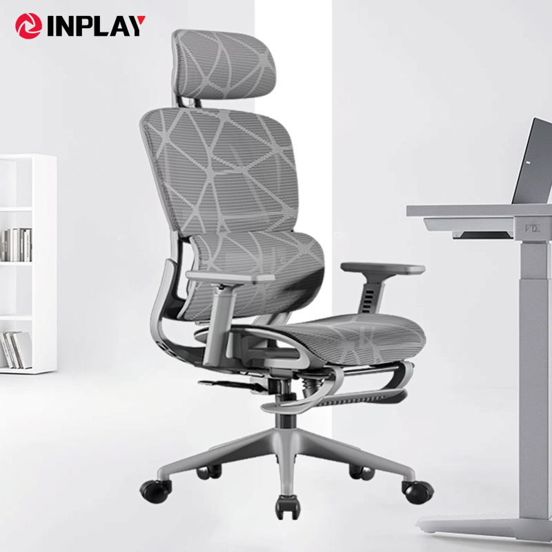 INPLAY EF100-G V2 Ergonomic Chair Adjustable Breathable Design Long ...