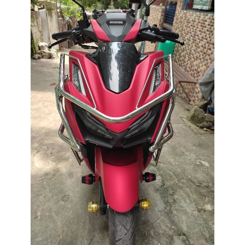 [RMG] CLICK 160 STAINLESS FULL/HALF CRASH GUARD WITH MDL BRACKET READY | Shopee Philippines