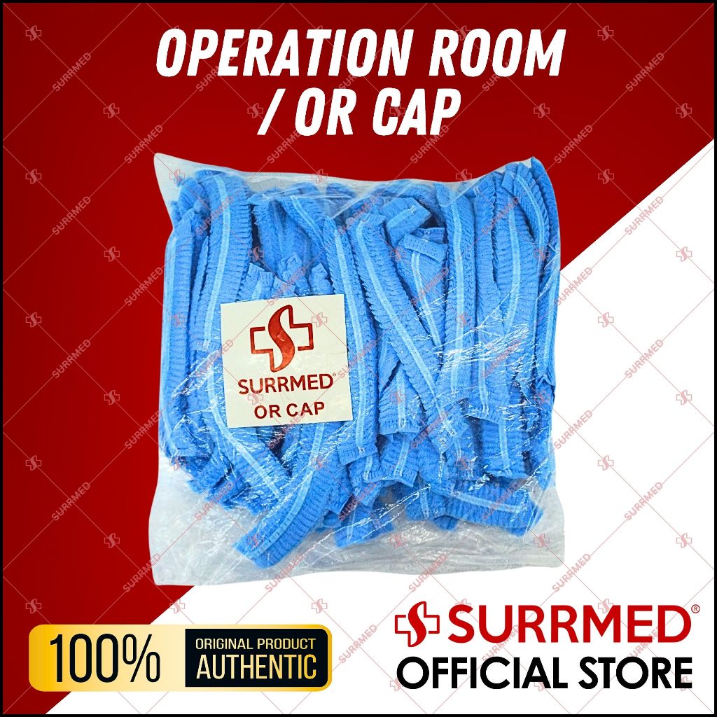 SURRMED Operating Room Cap | Hygienic Surgical Headwear (100 pcs ...
