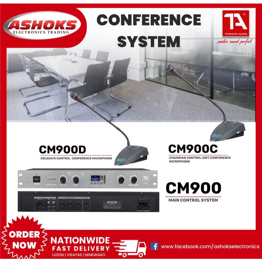 Titanium Audio Conference Microphone & System / Main Control System ...