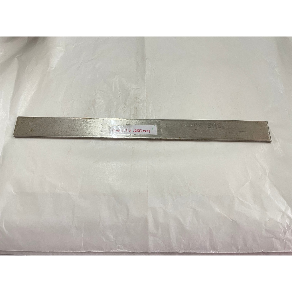 Stainless Steel 304 Flat Bar 4MM x 1" x 280mm Length (1PC) | Shopee ...