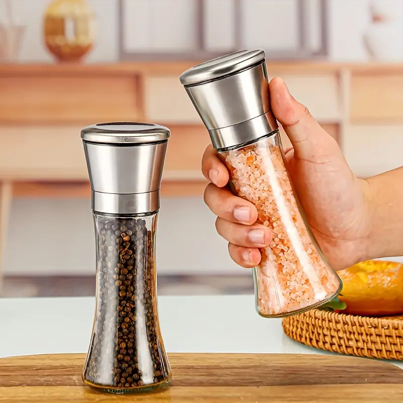 RH.304 Stainless Steel Pepper/coarse salt Grinder Manual Spice Mill for ...