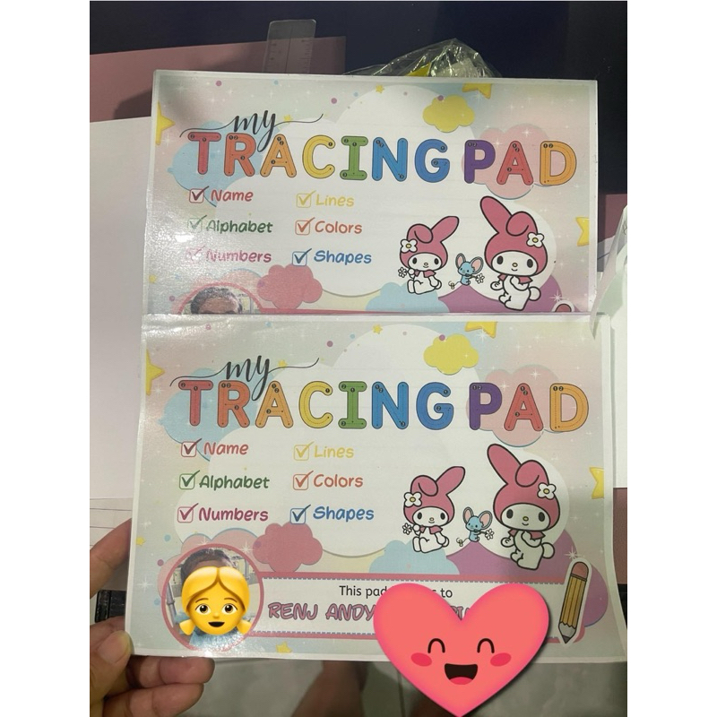 Tracing Pads with lines,alphabets and coloring and Writing Paper A5 ...