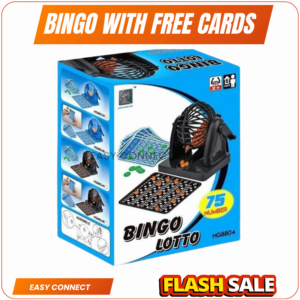 Ultimate Bingo Set with Cards – Classic Board Games for Family Fun ...