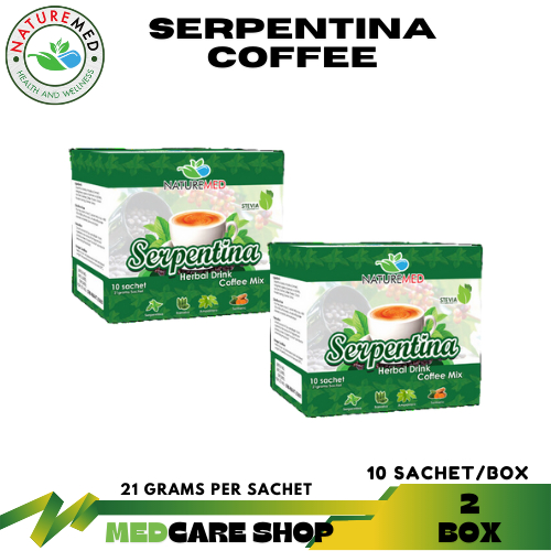 NatureMed Serpentina Coffee | 21Grams | 10 Sachet | 2 BOX | Shopee ...