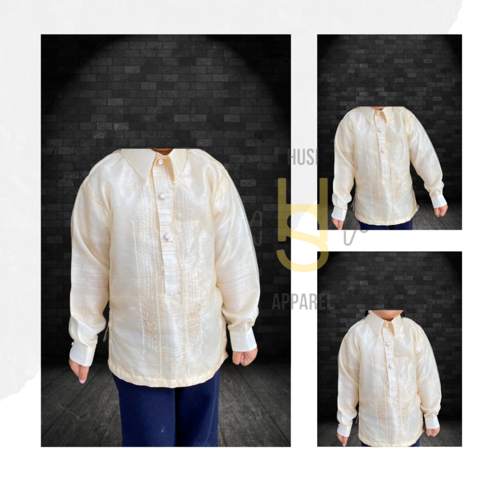 HUSI Kids Barong Double lining - ASSORTED BURDA DESIGN | Shopee Philippines
