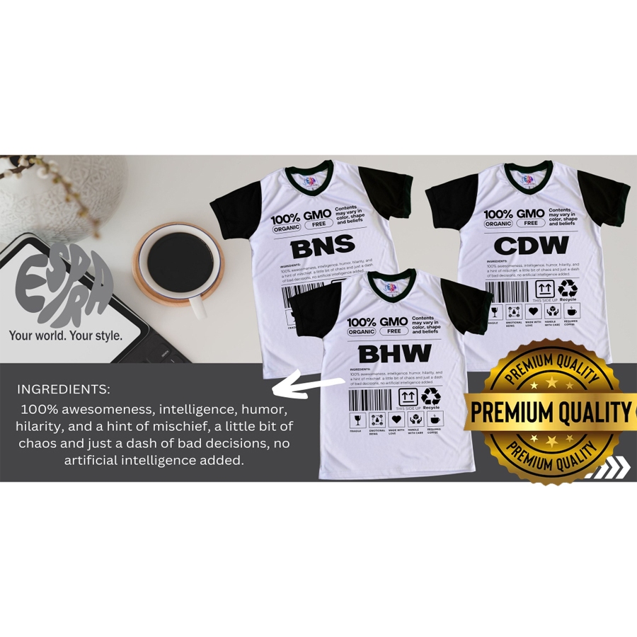 Package Statement Shirts (BHW BNS CDW) | Shopee Philippines
