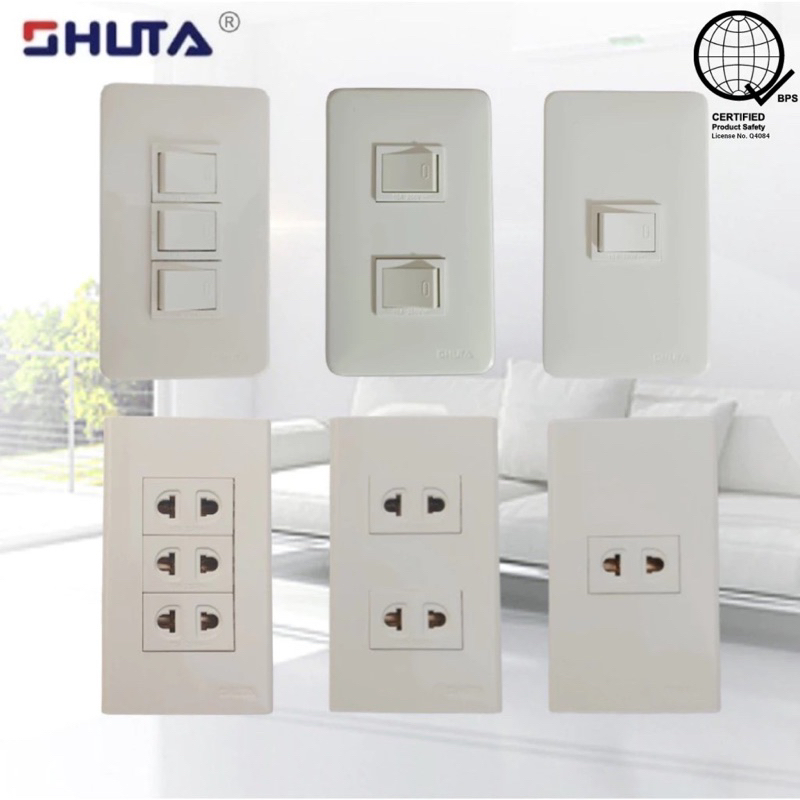 SHUTA OUTLET / SWITCH SET (1 GANG / 2GANG / 3 GANG) CLASSIC SERIES ...
