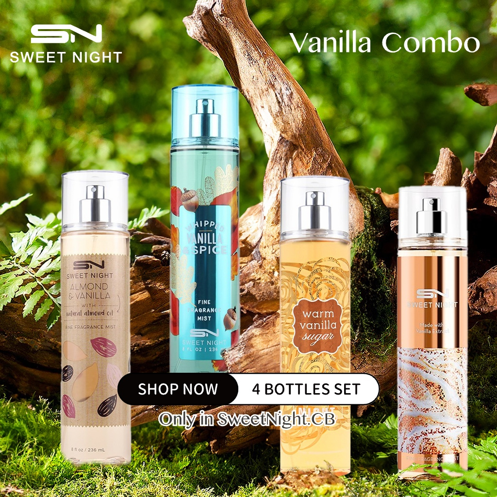 Sweet Night Perfume Long Lasting Fragrance Vanilla (236ml) | Shopee Philippines