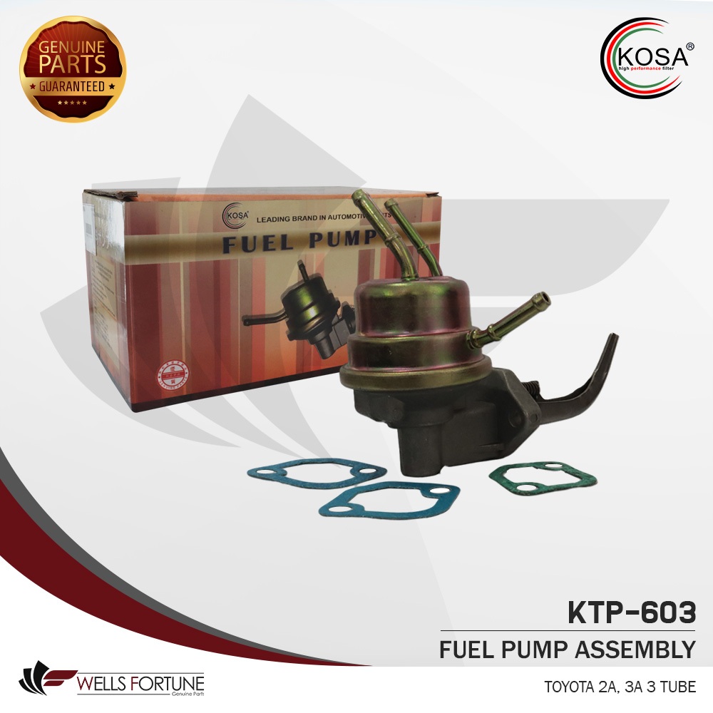 TOYOTA 2A 3A TP-603 3 TUBE KOSA FUEL PUMP ASSEMBLY WFC KTP-603 (1PC ...