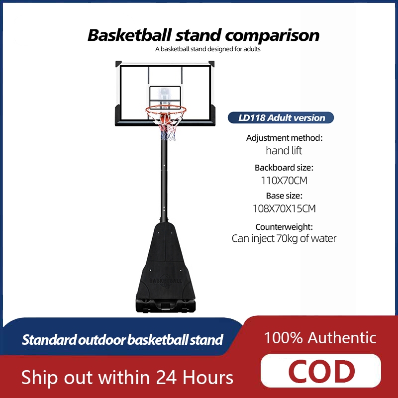 Outdoor Movable Basketball Backboard with stand Movable Height ...