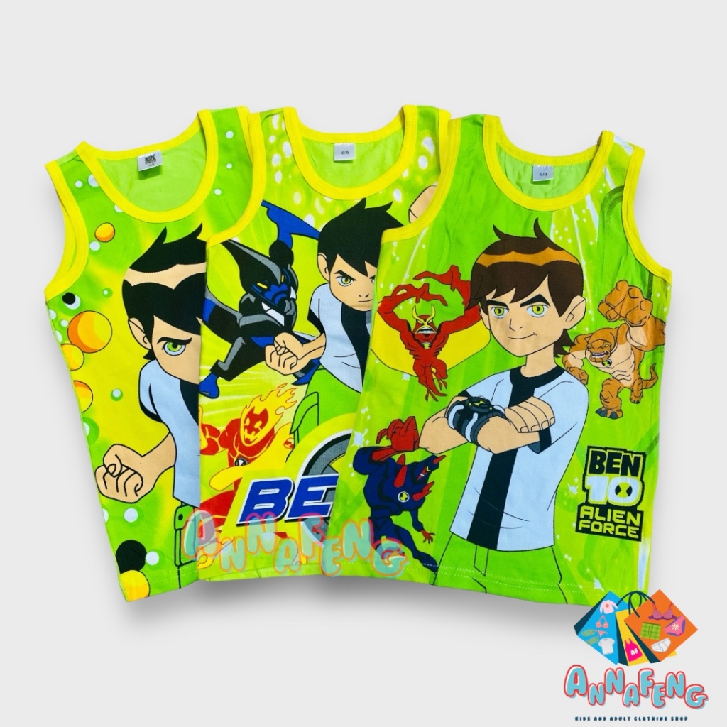 BEN10 CHARACTER SANDO SLEEVELESS FOR KIDS BOYS TOPS FOR BABY BEN-10 ...