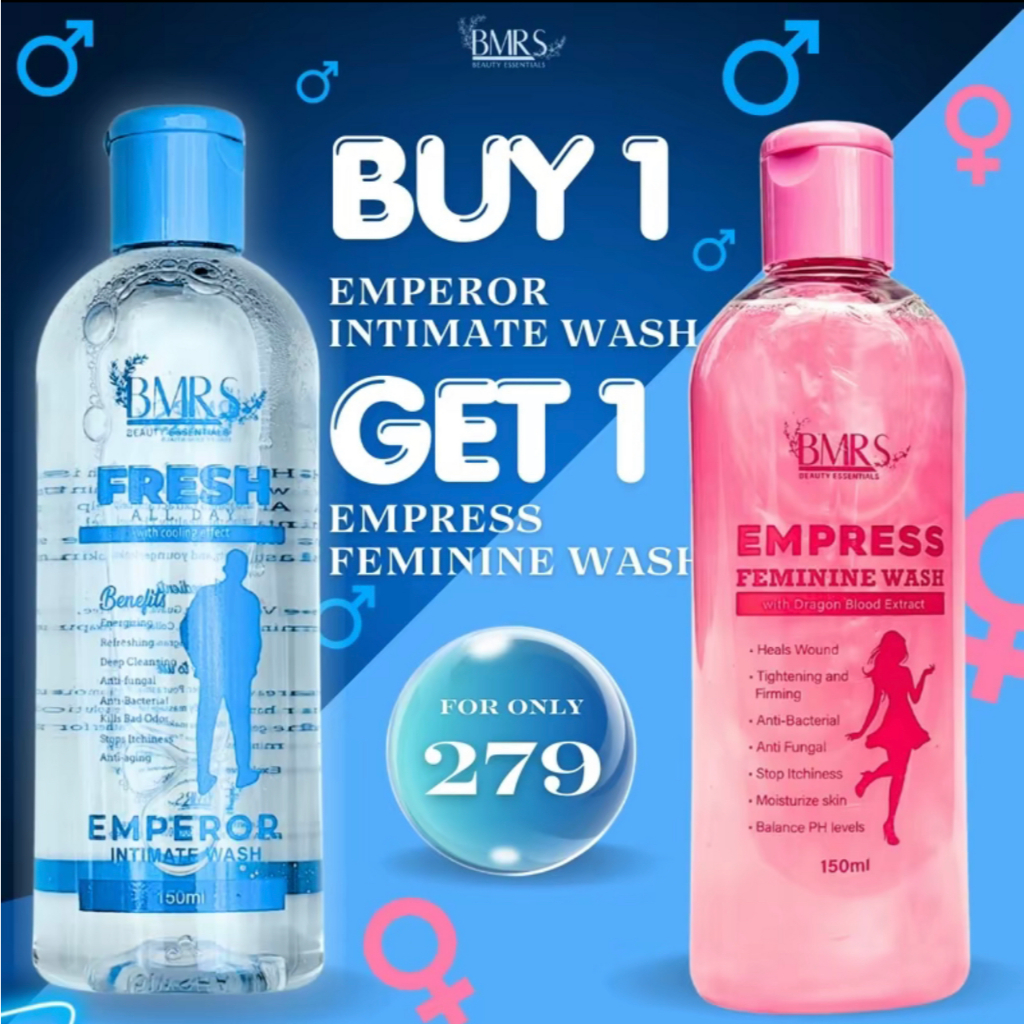Buy1Take1 BMRS Fresh All Day Emperor/Empress Intimate Wash 150ml ...