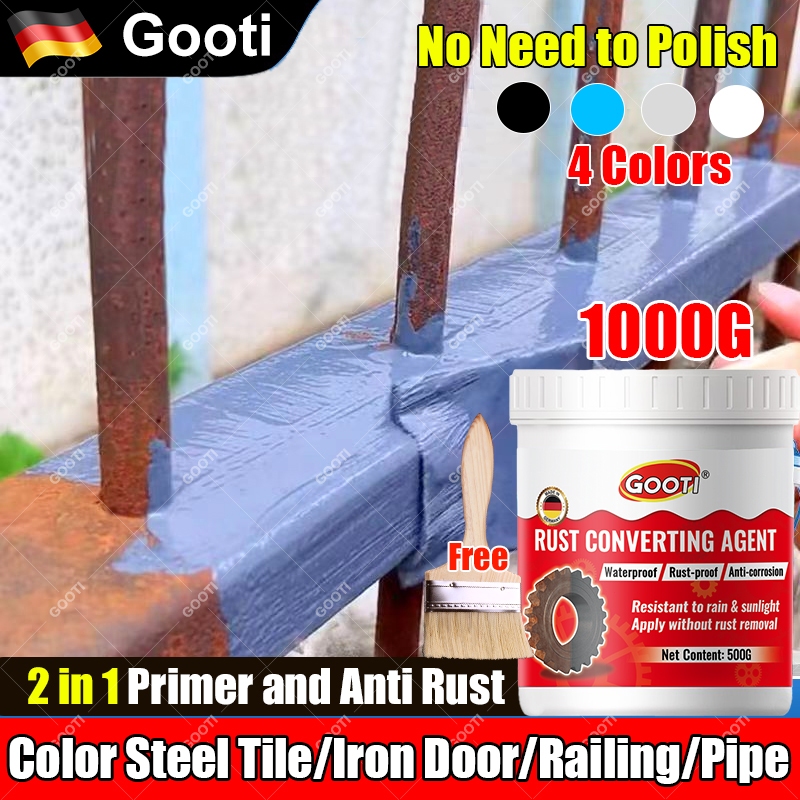 50 Years Without Rusting Anti Rust Paint for Metal 1000G with brush ...