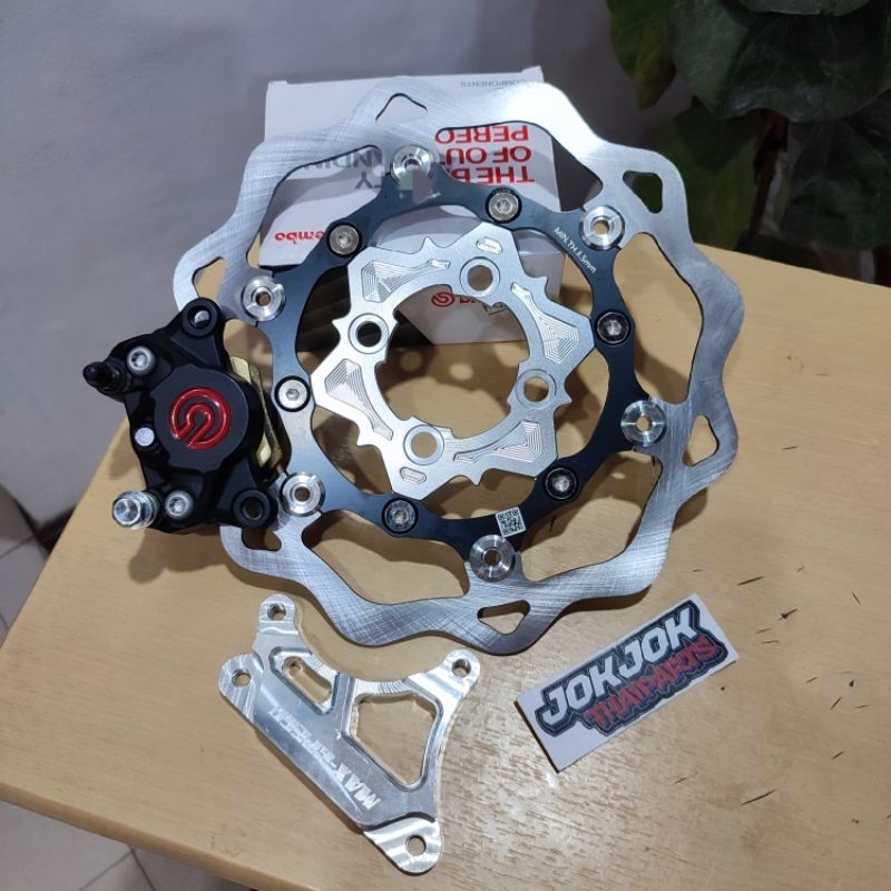 HONDA CLICK/BEAT 260mm Disc 2pot Caliper Set (*4 HOLES ANG MAGS DAPAT ...