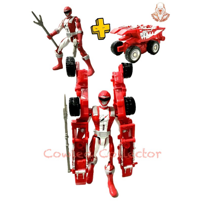Power Rangers Operation Overdrive Red Battlized Power Ranger | Shopee ...