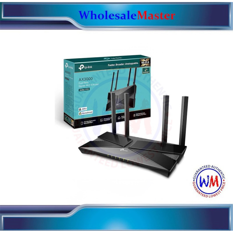 Archer AX53 AX3000 Dual Band Gigabit Wi-Fi 6 Router | Shopee Philippines