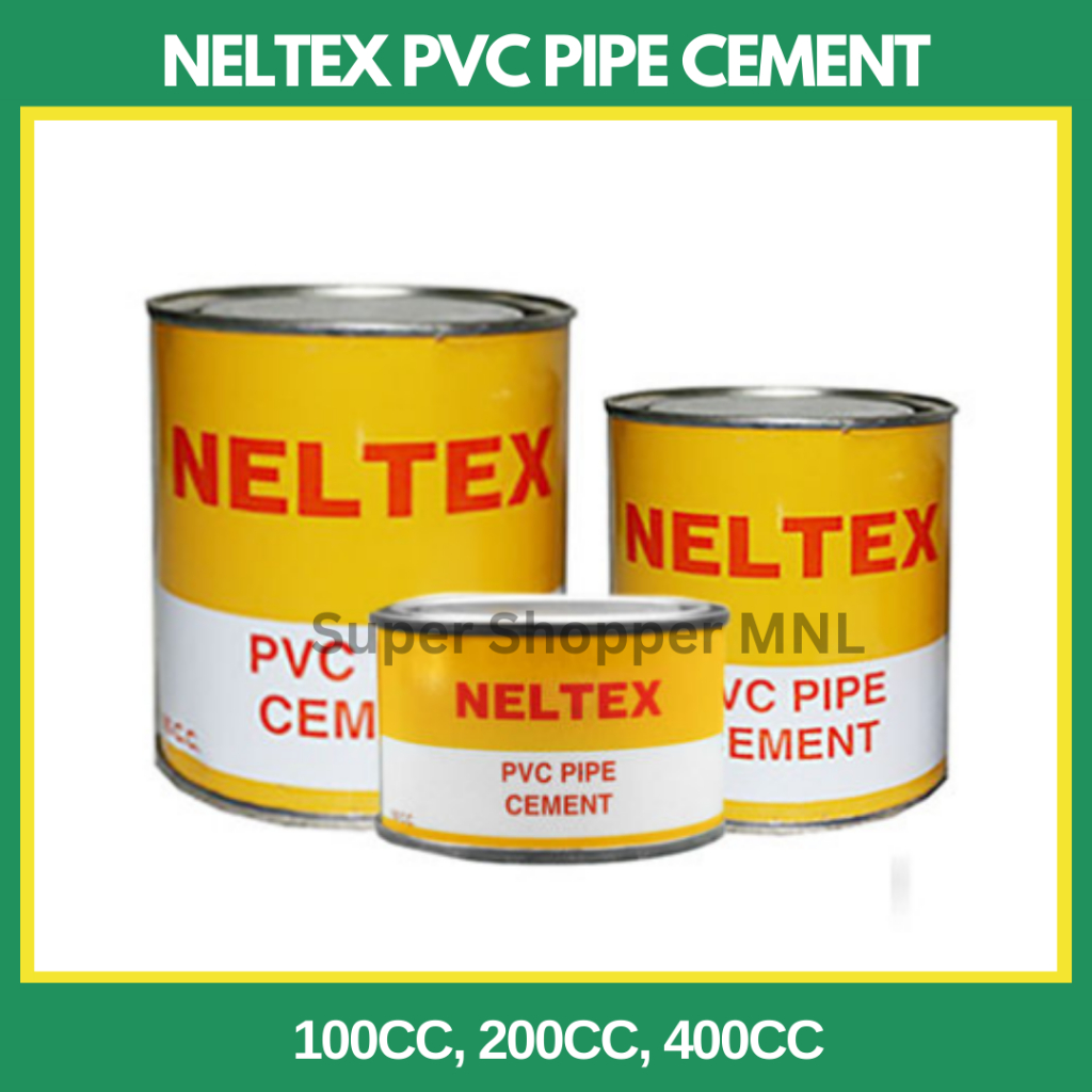 Neltex PVC Pipe Cement in 100cc, 200cc and 400cc | Shopee Philippines