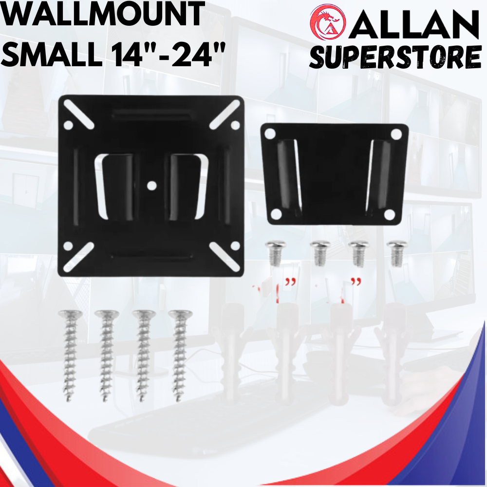 Allan Superstore Heavy Duty Wall Mount Bracket Wallmount For Monitor Or ...