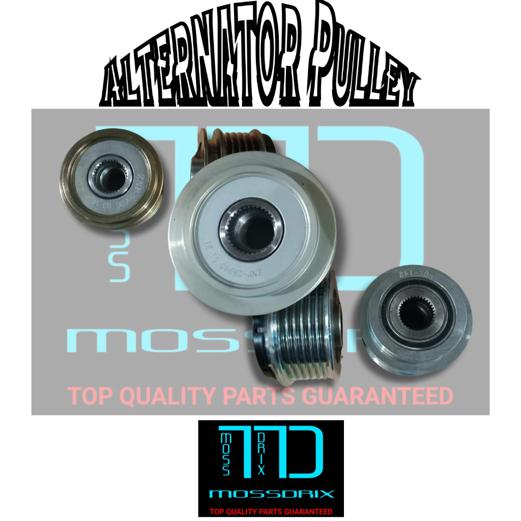 RAP MDX-204 ALTERNATOR PULLEY HYUNDAI STAREX 4x4 / D4CB | Shopee ...