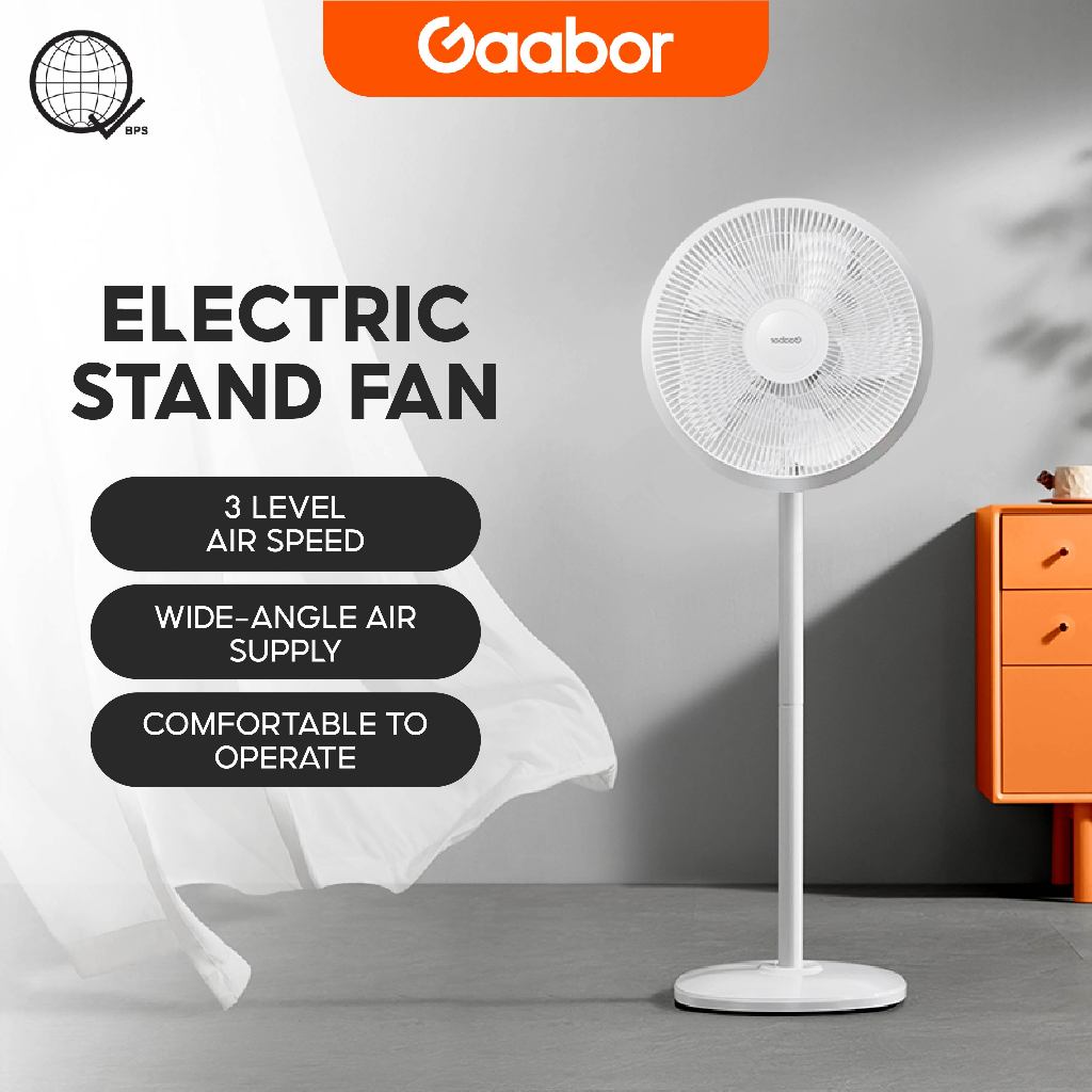 Gaabor Stand Fan Standard Electric Fan Desk Fan Height Adjust White ×1 ...