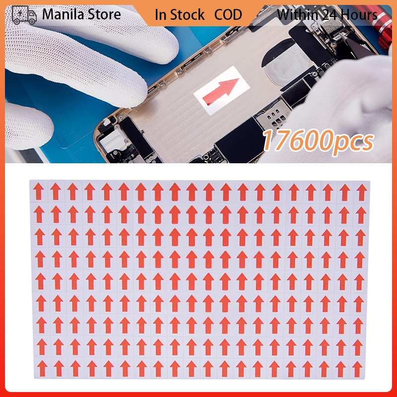17600pcs-80 Sheets Red Arrow Sticker Mistake Defectives Marking for ...