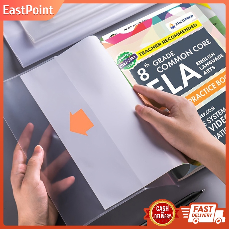 10 PCS Reusable Book Film Book Waterproof Cover ProtectorsTransparent ...