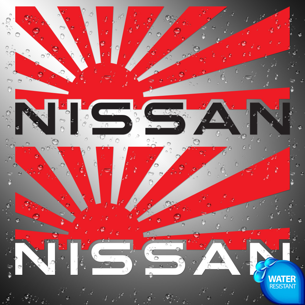 1X Sticker Nissan Japan | Vinyl Die Cut | Dual Colors | JDM | Nippon ...