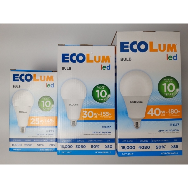 Ecolum LED Bulb (25w,30w,40w) | Shopee Philippines