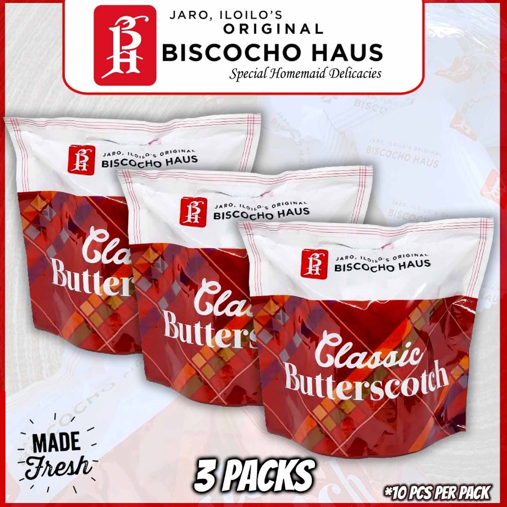 IN STOCK 3 PACKS CLASSIC BUTTERSCOTCH 10 PCS PER PACK FRESHLY BAKED ...