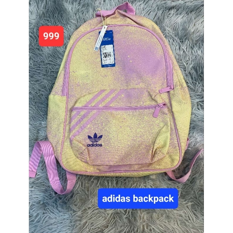 Adidas Backpack lilac original | Shopee Philippines