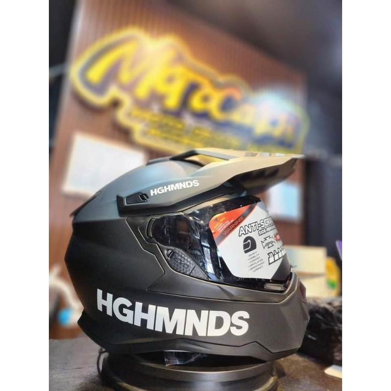 Evo highminds full face helmet with double visor | Shopee Philippines