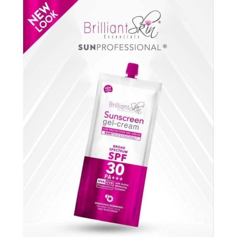 Brilliant Skin Essentials- Sunscreen Gel-cream 50g SPF 30 | Shopee ...