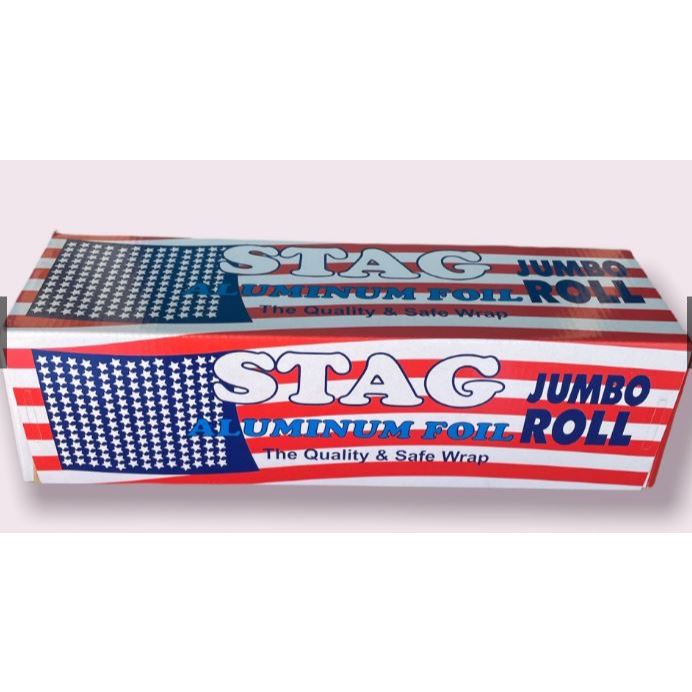 Stag - Aluminum Foil - JUMBO ROLL 12 inches x 300 meters | Shopee ...