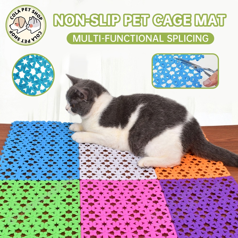 Pet Dog Cat Cage Matting Rabbit Cage Plastic Multifunctional Splicing ...