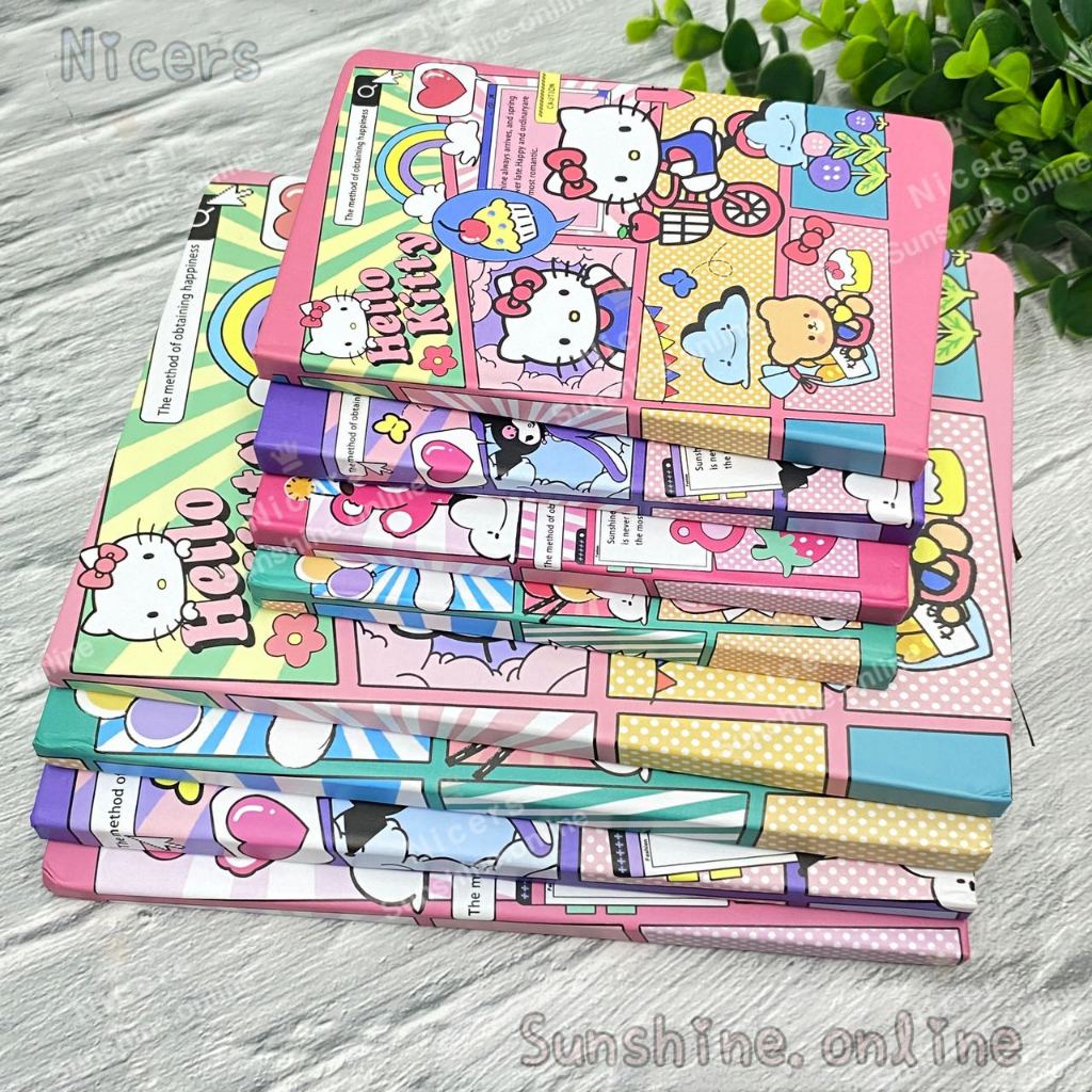 SizeA5/A6 Cute Sanrio Character Design Notebooks 80 approx leaves ...