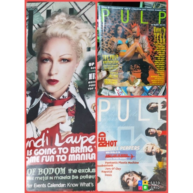 Vintage Music/ Rock Magazines {PULP} 9/3c | Shopee Philippines