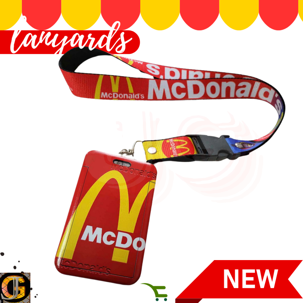 jg Lanyards MCDO Style Id Lace Id Sling Name Tags 1 inch | Shopee ...
