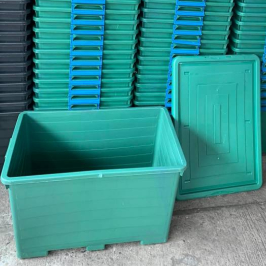 120 Liters Heavy Duty Storage Box with Handle and wheels | Shopee ...