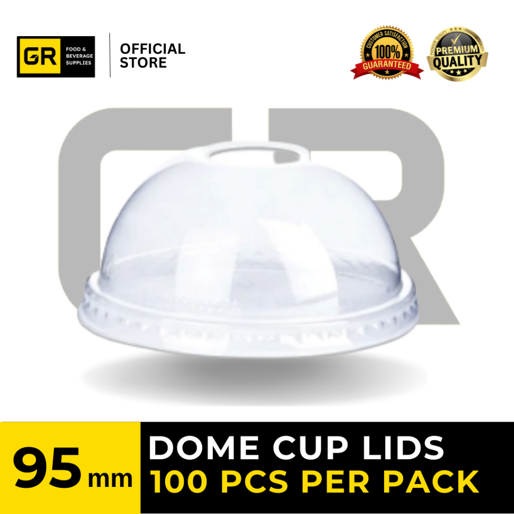 DOME LIDS (100PCS) CUP COVER FOR FRAPPE/ MILKSHAKE | Shopee Philippines