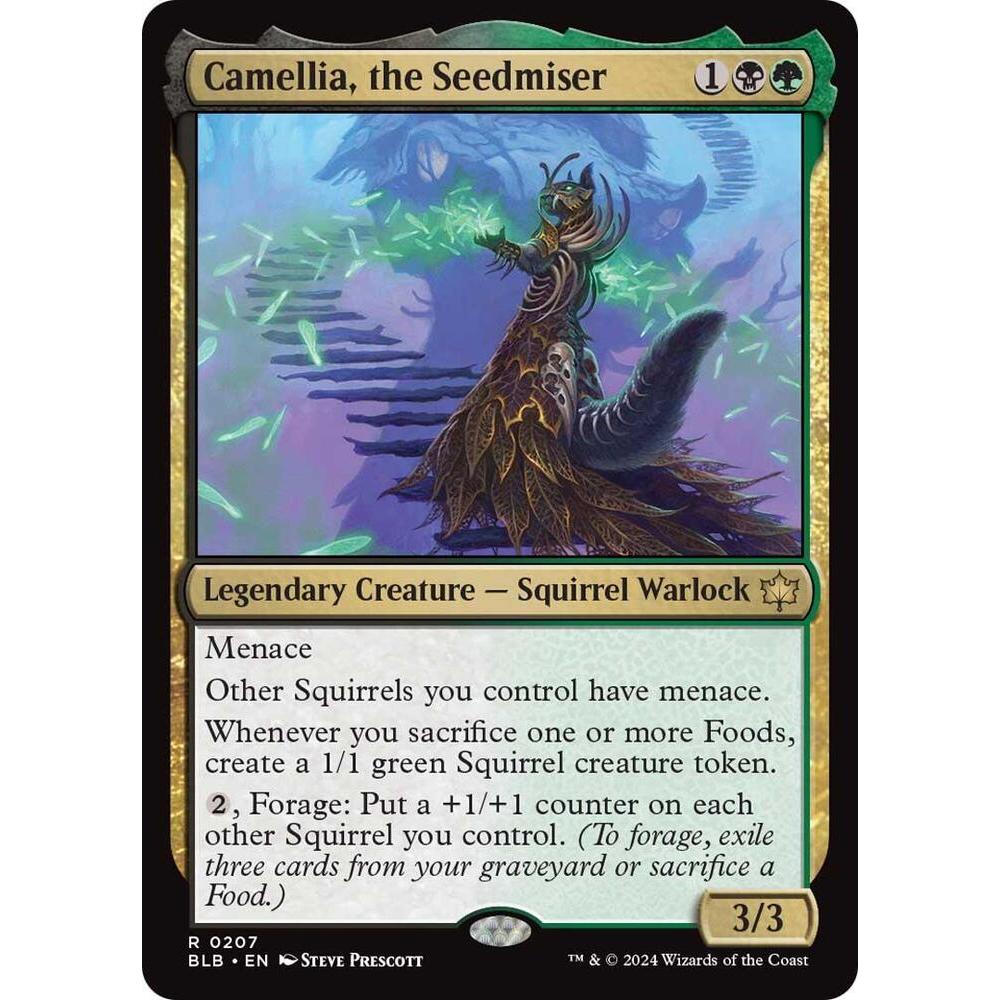 Magic: The Gathering | Camellia, the Seedmiser | Bloomburrow (BLB) | Shopee Philippines