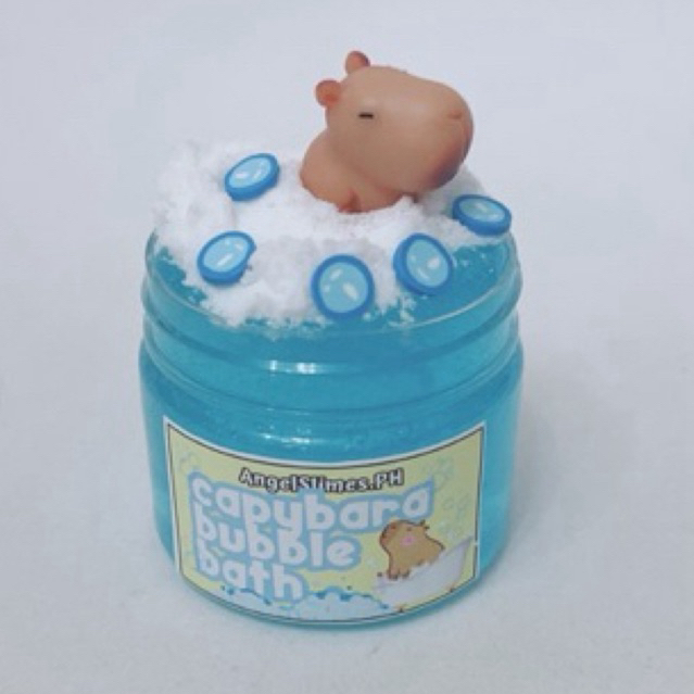 Capybara Bubble Bath Scented Slime Toy for Kids Fun Sensory Play ...