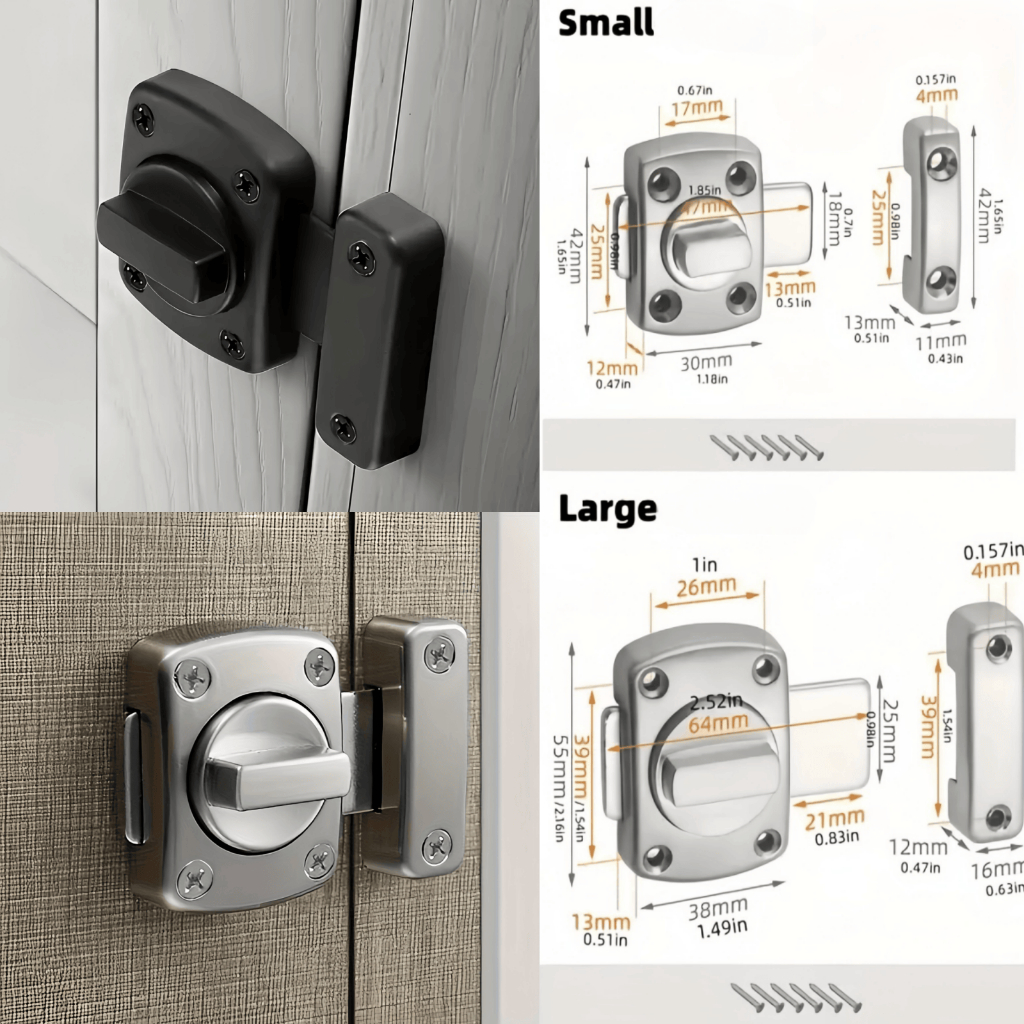 1pc Plug-in Anti-theft Lock,Indoor Door Lock,Home Universal Type Anti ...