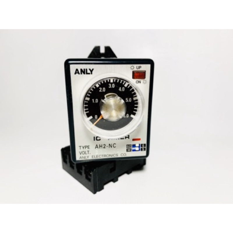ANLY AH2-NC MULTI-RANGE ANALOG TIMER WITH FREE 8 PINS SOCKET | Shopee ...