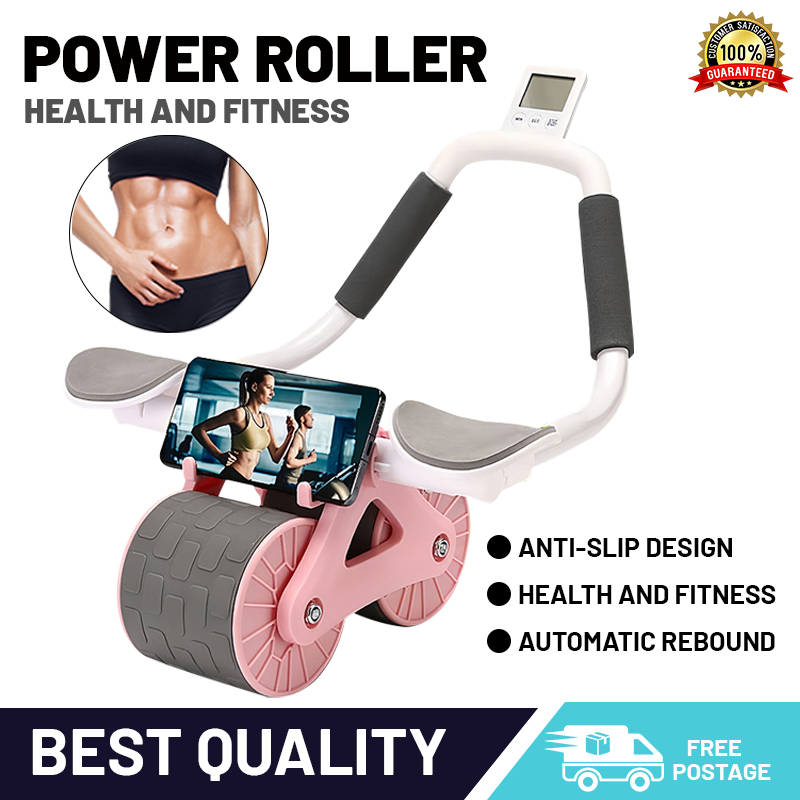 Beginner Abdominal Health Wheel Support Rebound Ab Rollers Fitness ...