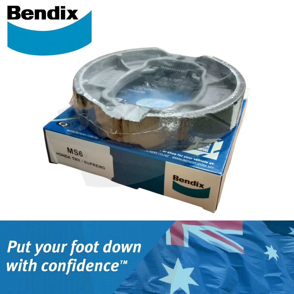 Bendix Motorcycle Brake Shoe for Honda TMX Supremo 150 (FRONT OR REAR ...