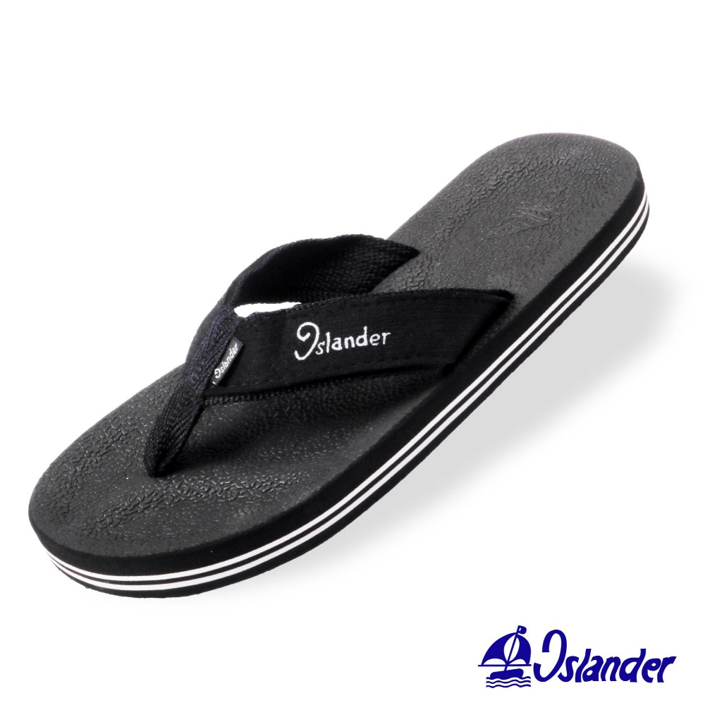 Islander Elite 2408 L (Black / White) - Unisex Slippers for Men & Women ...