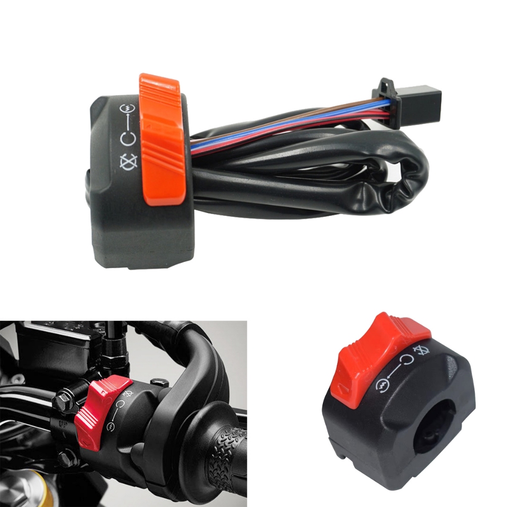 Motorcycle Flameout Switch 22mm Handlebar Button Yamaha YZF R3 MT15 ...