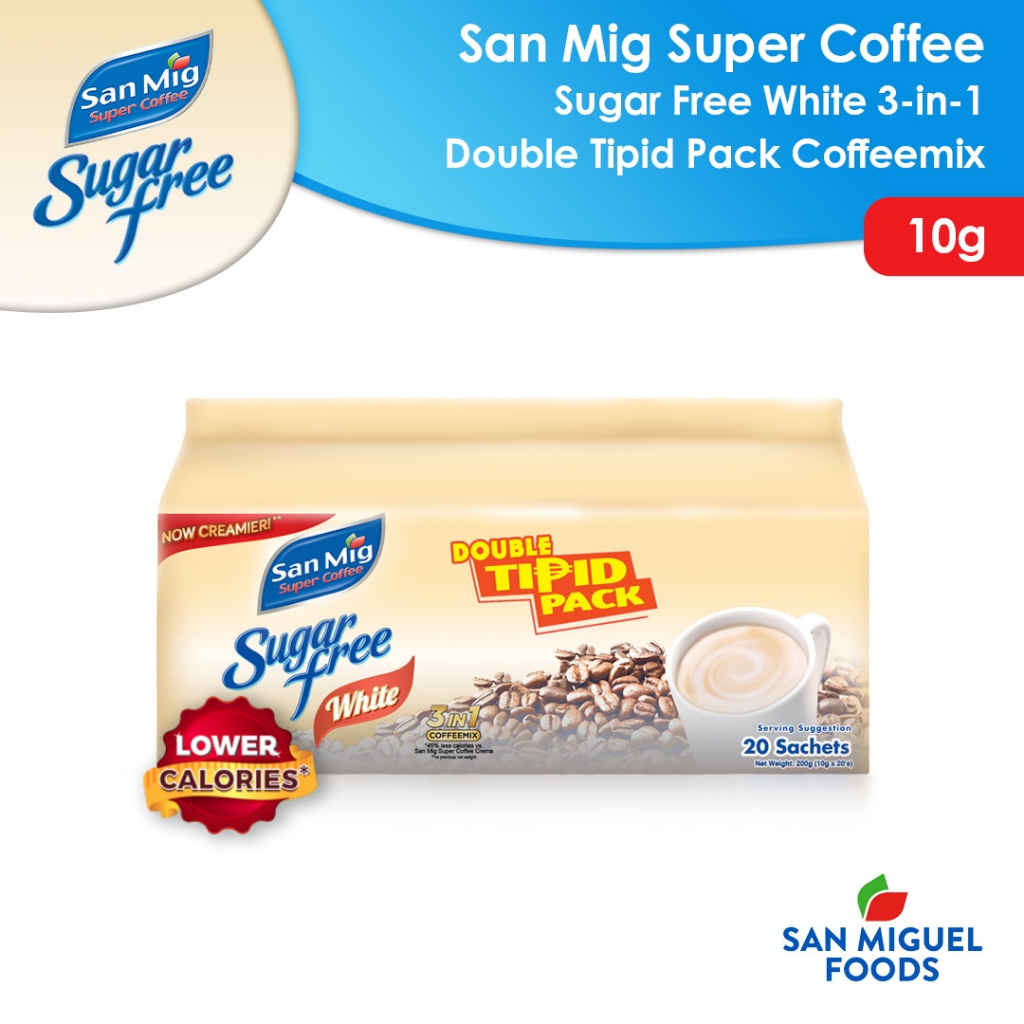 San Mig Super Coffee White SF Double Tipid Pack 20s (10g) | Shopee ...